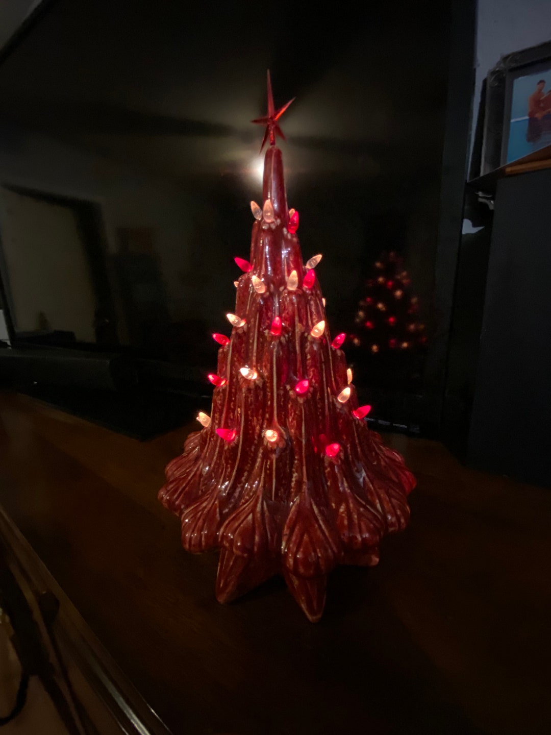 Painted Ceramic Valentines Lava Tree - Etsy