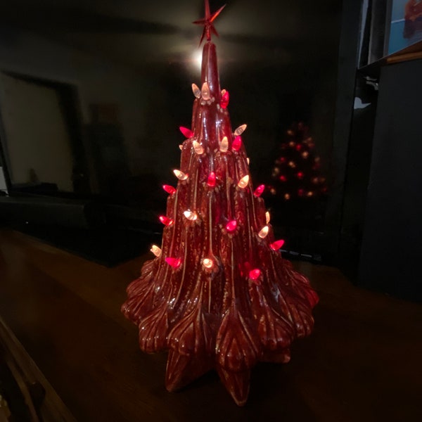 Lava Ceramic Christmas Tree - Etsy