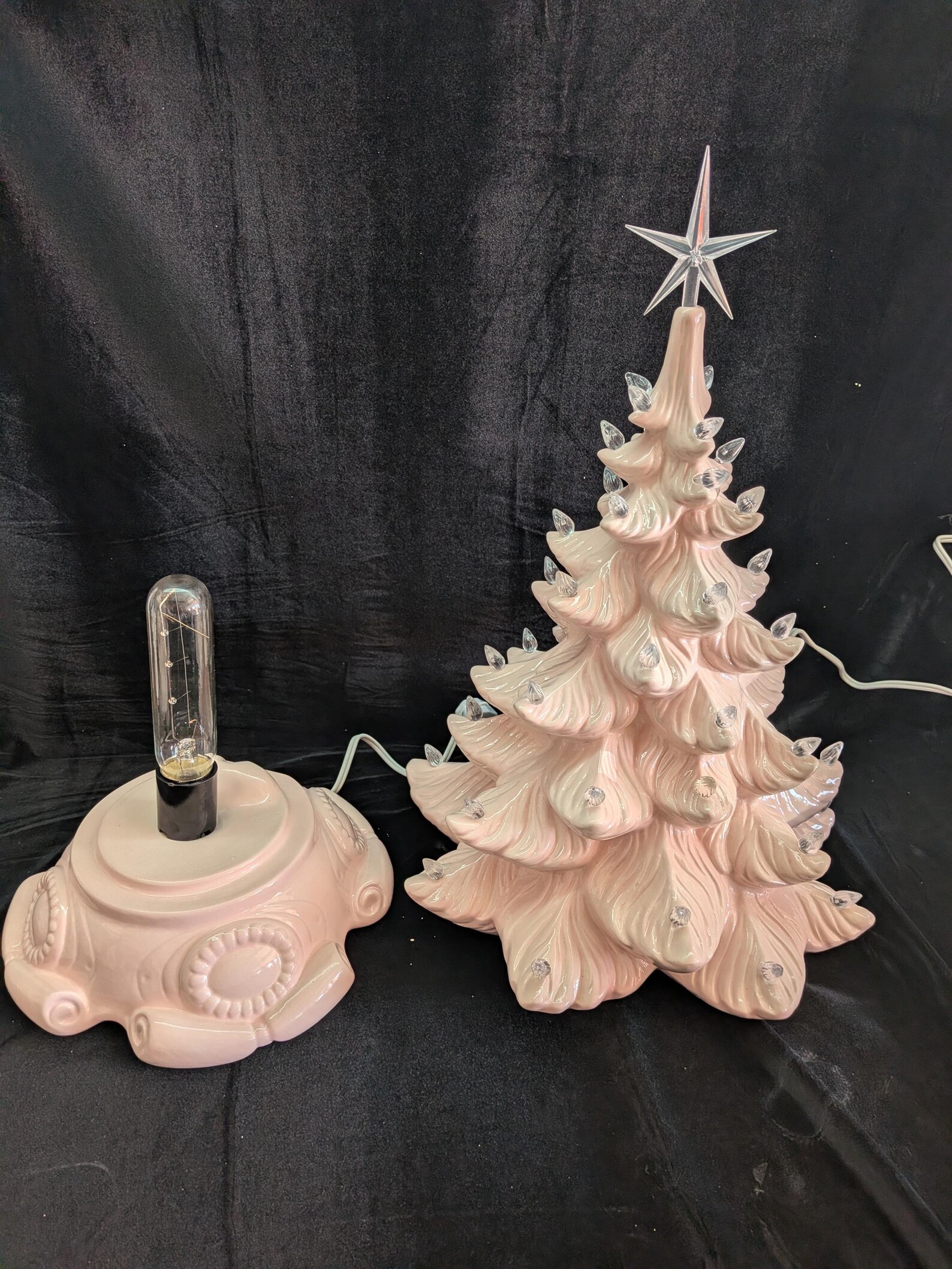 Large 17 Inch Glazed Atlantic Ceramic Christmas Tree – "making Me Blush ...
