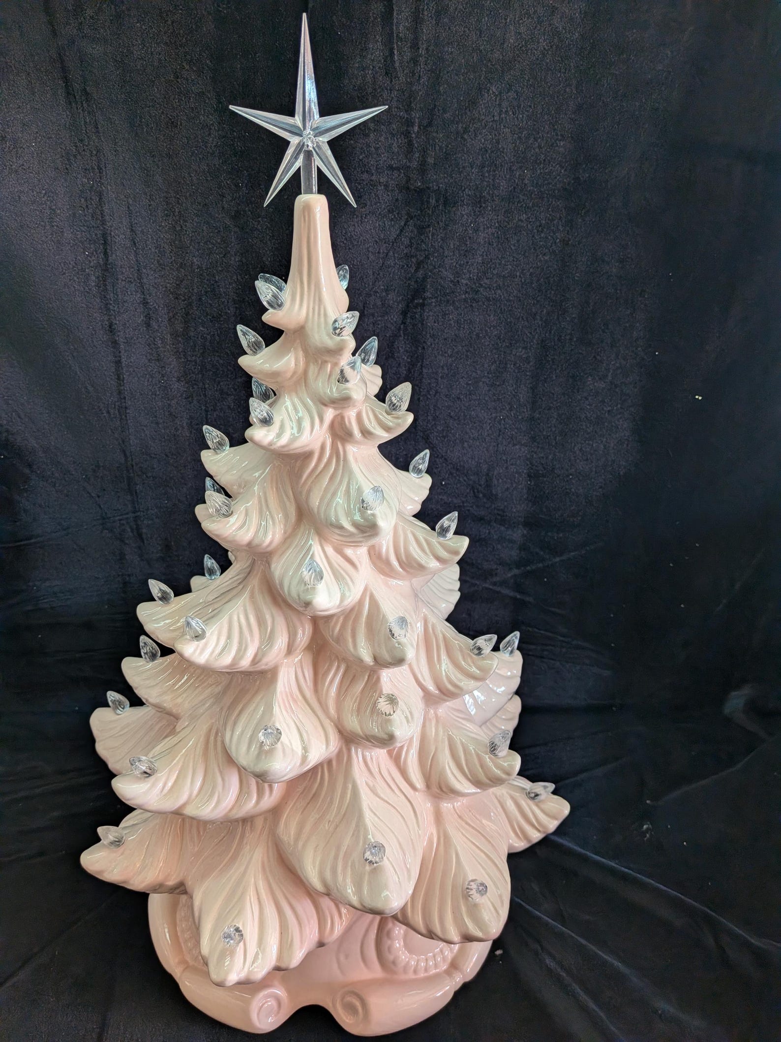 Large 17 Inch Glazed Atlantic Ceramic Christmas Tree – "making Me Blush ...