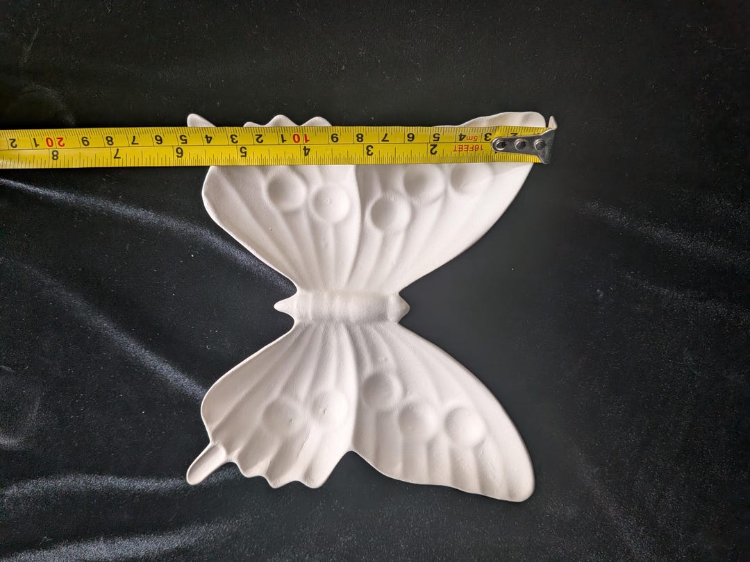 DIY Ceramic Butterfly Dish, Unpainted Bisque, Ready to Paint 6x6x5 - Etsy
