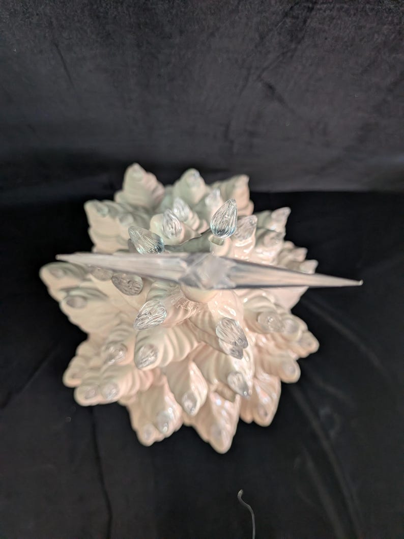 Large 17 Inch Glazed Atlantic Ceramic Christmas Tree – "making Me Blush ...