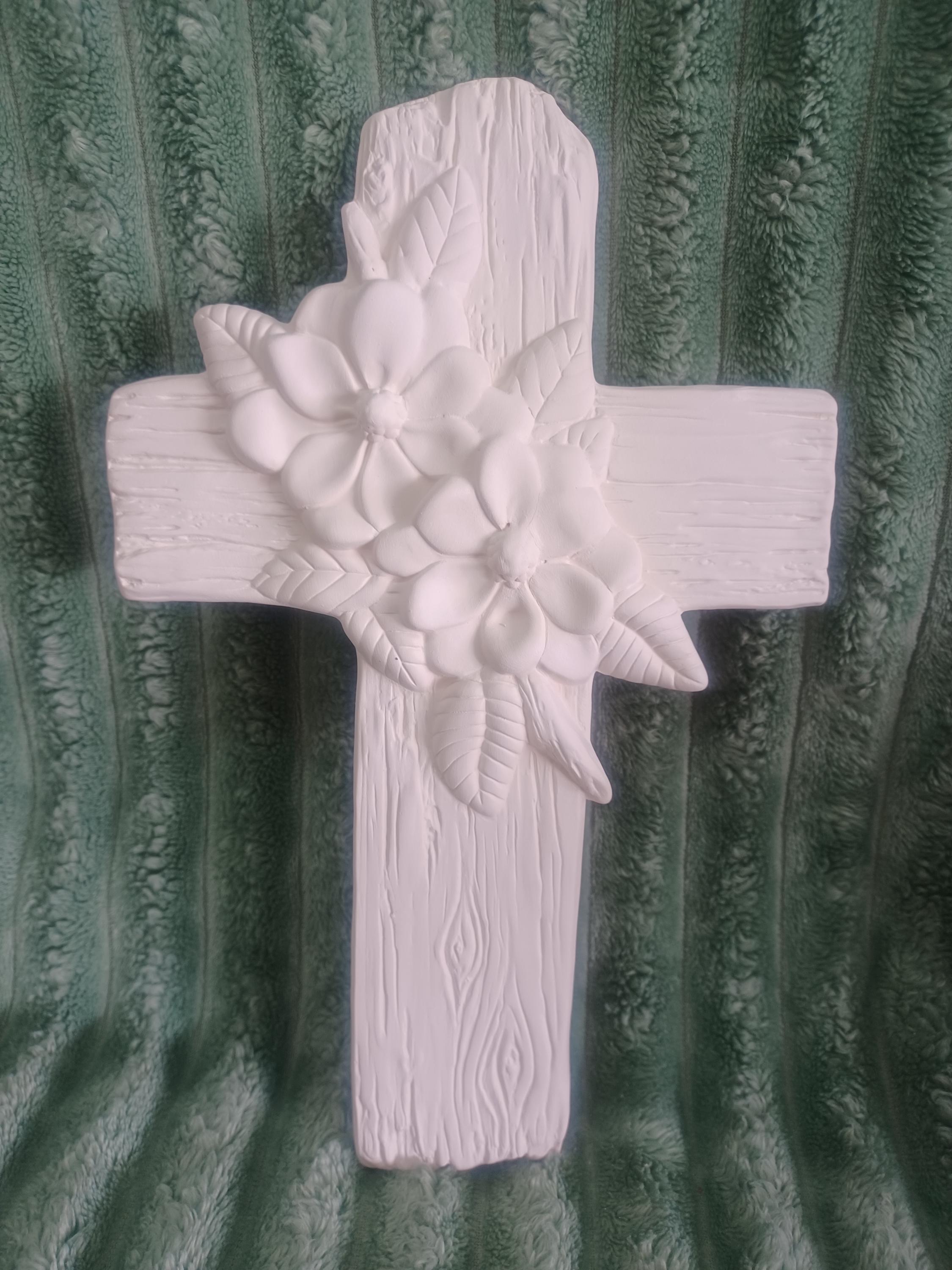 Dogwood Cross With Magnolias Ready to Paint - Etsy