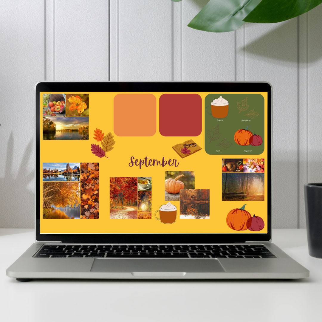 September Fall Themed Wallpapermacbook Screensaverorganized Laptop ...