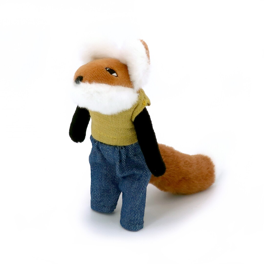 Rove & Reign Adult "fenix" Fox AND Set of Clothes- Miniature Doll ...