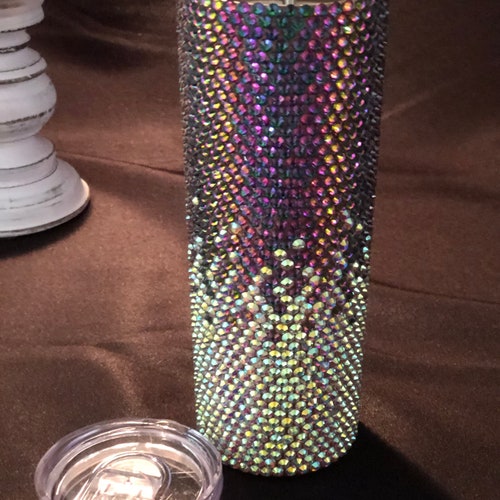 20 Oz Bling Tumbler Crystal Ab Rhinestone Stainless Steel - Etsy