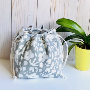 Drawstring Bag Sewing Pattern, Japanese Rice Bag Style Sewing Pattern ...