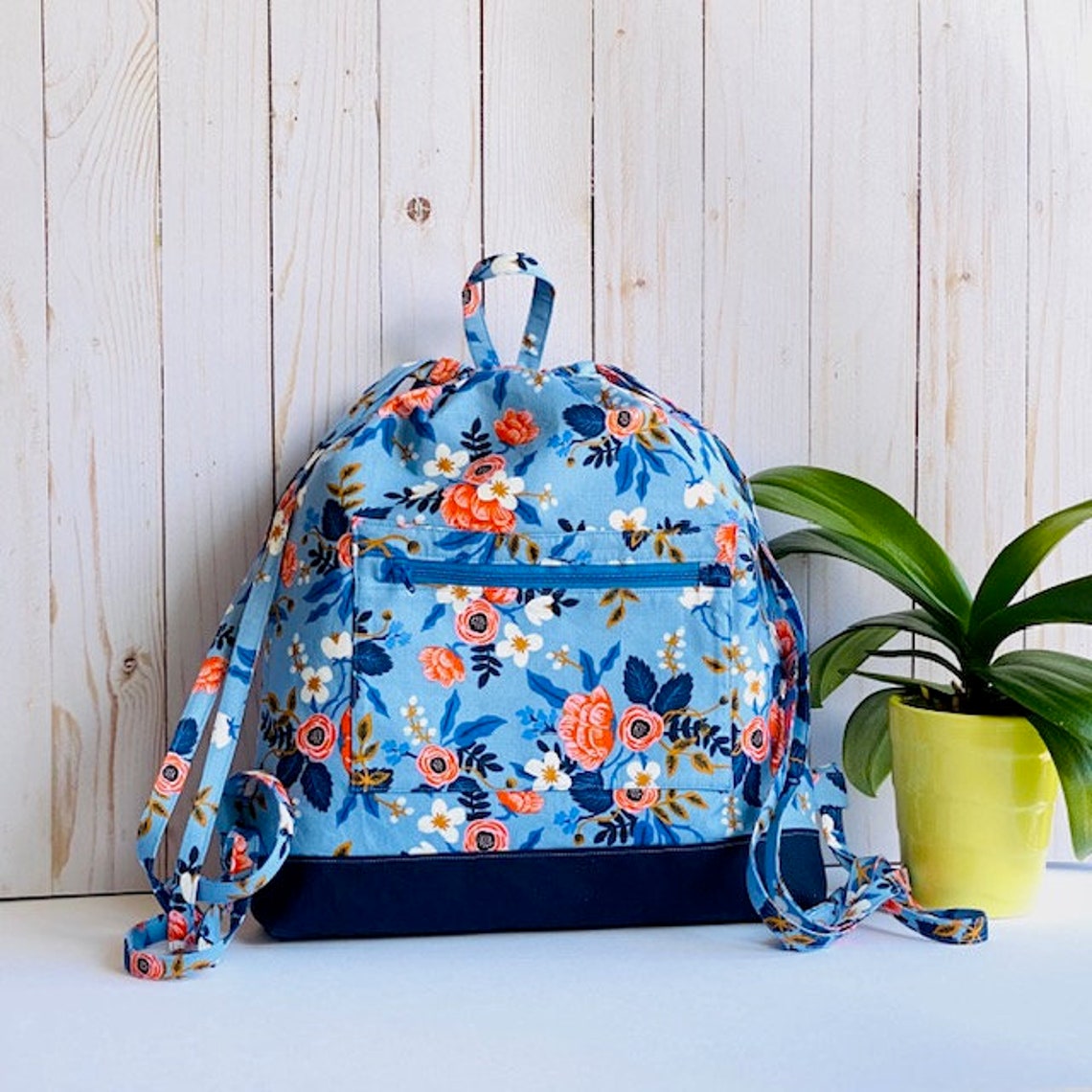 Drawstring Backpack PDF Sewing Pattern, Easy Backpack Pattern, Instant ...