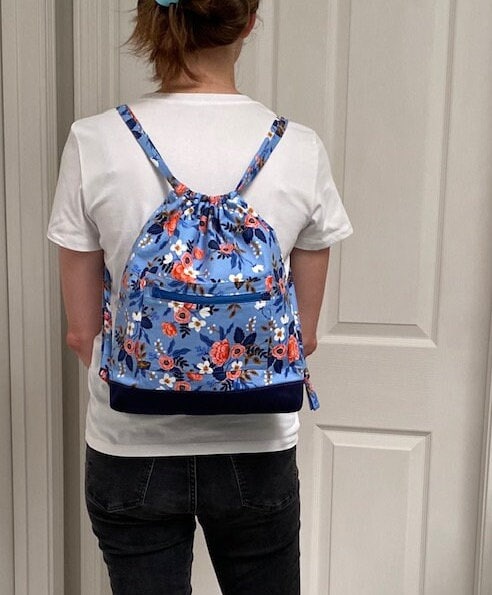 Drawstring Backpack PDF Sewing Pattern, Easy Backpack Pattern, Instant ...