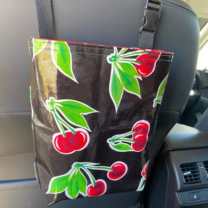Oilcloth Car Trash Bag PDF Sewing Pattern, Hanging Bag, Car Litter Bag ...