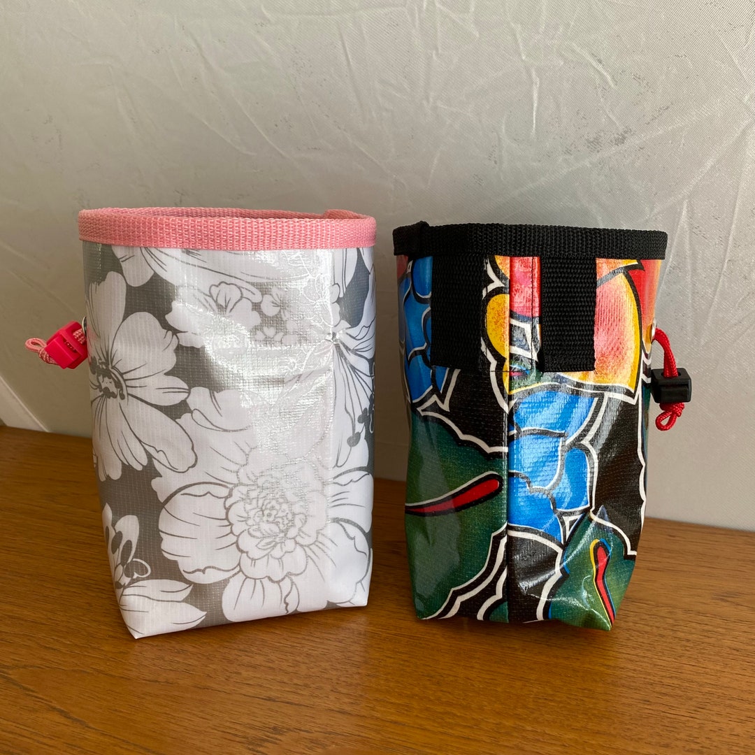 Oilcloth Rock Climbing Chalk Bag PDF Sewing Pattern, Oilcloth Ammo Bag ...
