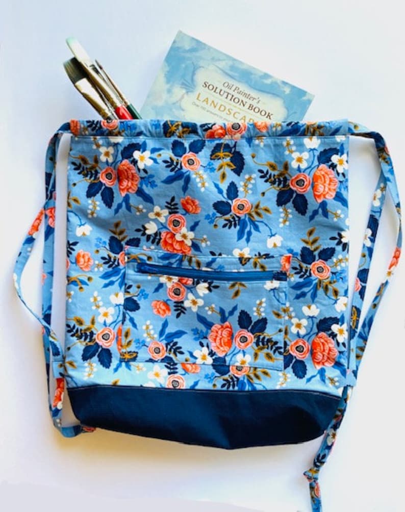 Drawstring Backpack PDF Sewing Pattern, Easy Backpack Pattern, Beginner ...