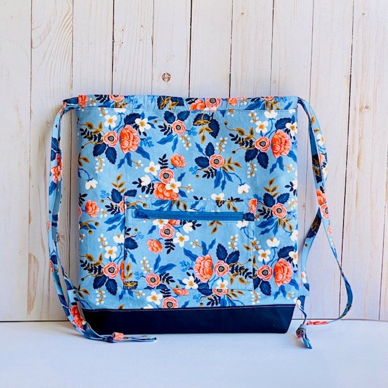 Drawstring Backpack PDF Sewing Pattern, Easy Backpack Pattern, Instant ...