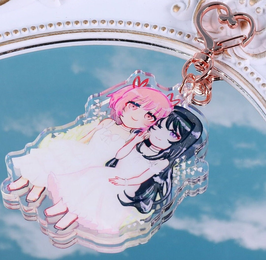 Madohomu Keychain | Shoujo Charm| Cute Anime Merch Gift - Etsy