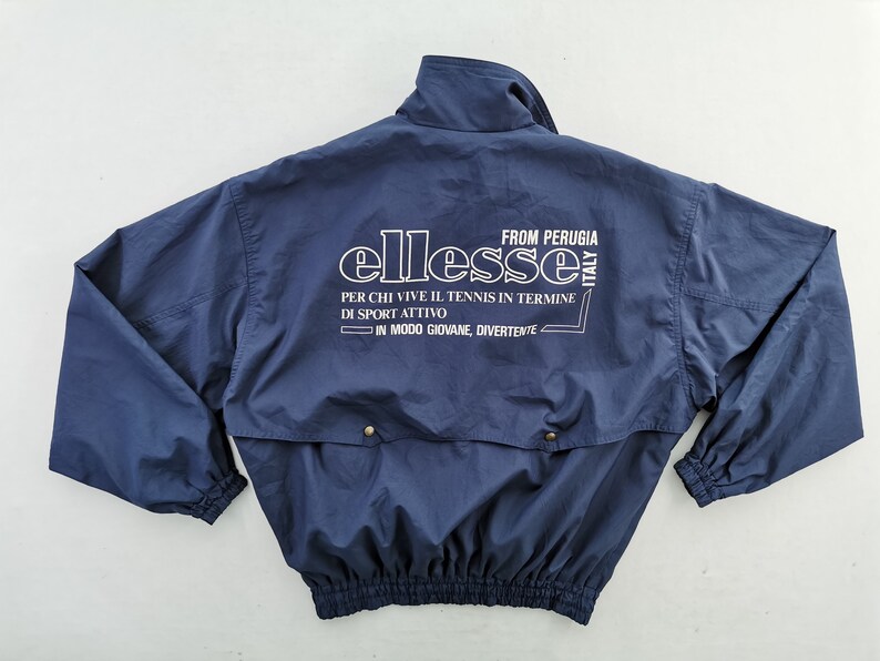 Ellesse Jacket Vintage Ellesse Windbreaker Jacket Size XL - Etsy