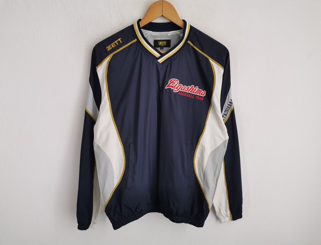 Zett Jacket Vintage Zett Eigashima Logos Multicolor Pullover Jacket ...