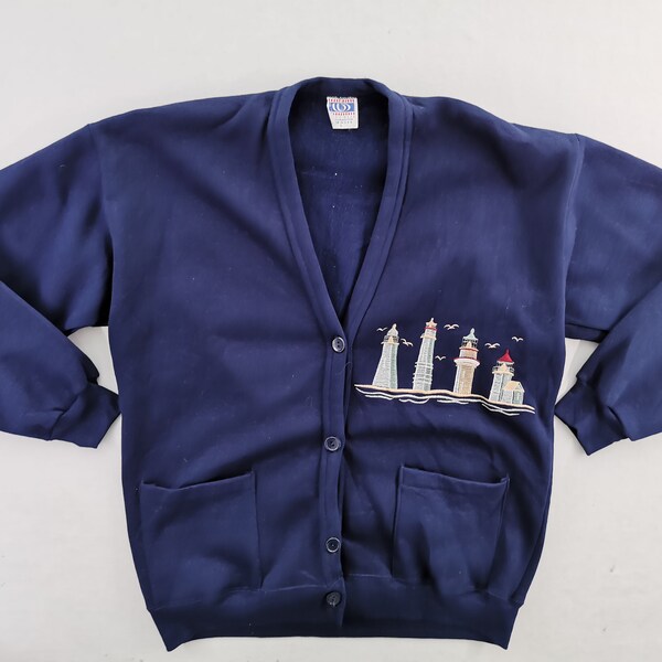 Lighthouse Cardigan - Etsy