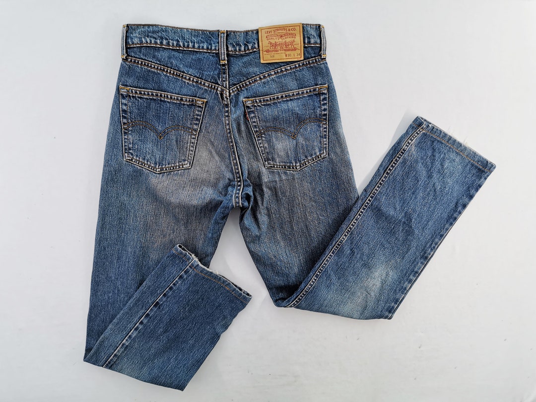 Levis Jeans Distressed Levis 512 Denim Pants Size 30 - Etsy