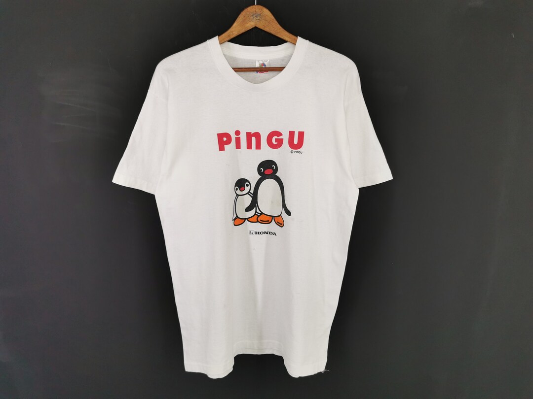 Pingu X Honda Shirt Vintage 90s Pingu X Honda T Shirt Made in USA Size ...