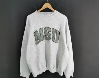 Msu Vintage Sweatshirt - Etsy