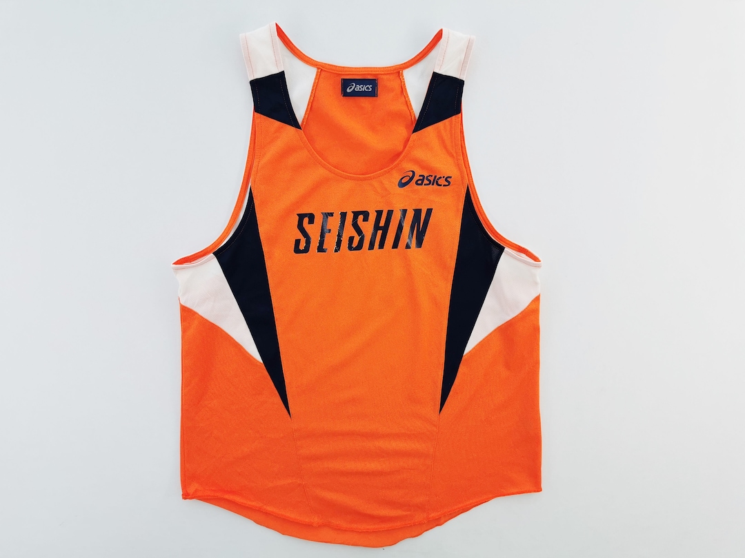 Asics Running Shirt Asics Made in Japan Sleeveless Jersey Shirt Size M ...