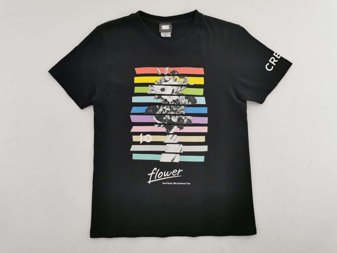 Sonar Pocket Shirt Sonar Pocket 10th Anniversary Tour Flower Japanese ...