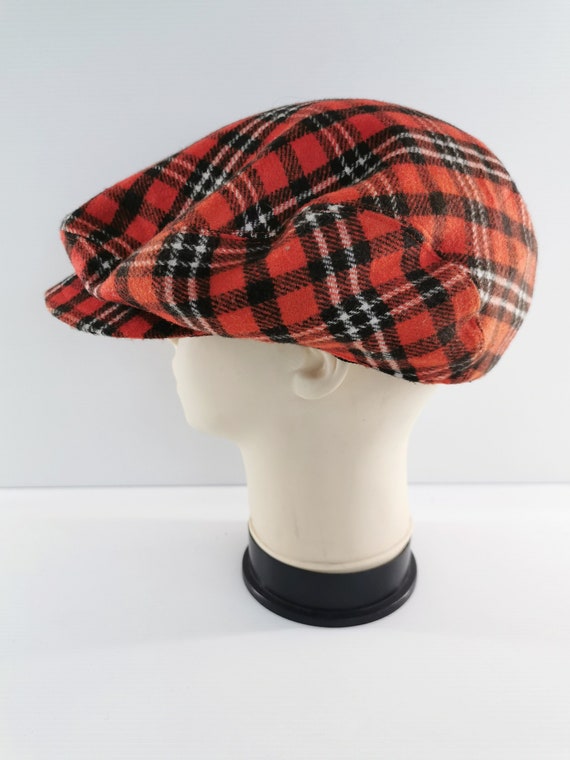 Milk Boy Hat Vintage Milk Boy Plaid Flat Cap Hat - Gem