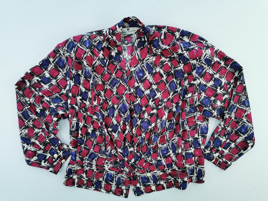 Pierre Balmain Blouse Vintage 90s Pierre Balmain Paris Made in Japan ...