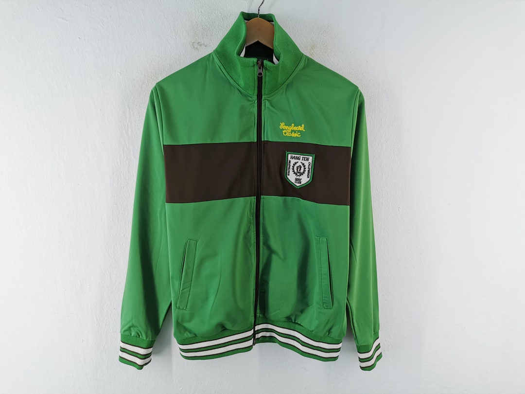 Hang Ten Jacket Hang Ten Tracktop Jacket Size M - Etsy