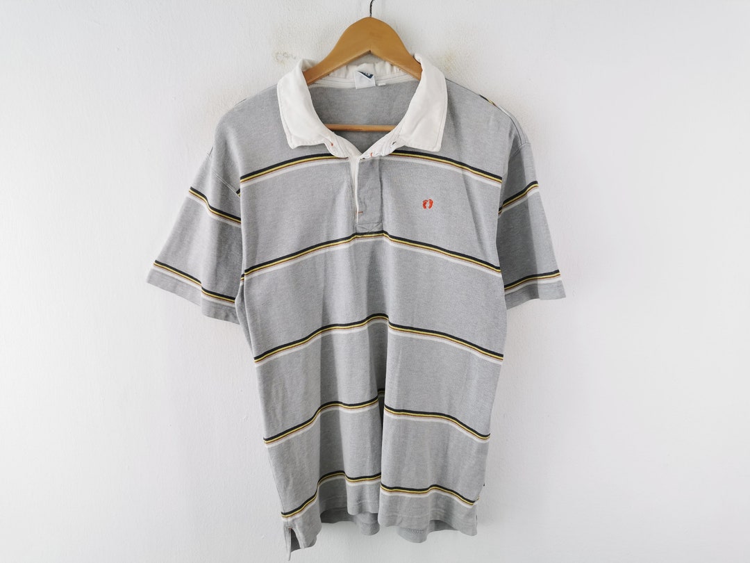 Camisa Hang Ten Polo Vintage Hang Ten Botones Talla L - Etsy España