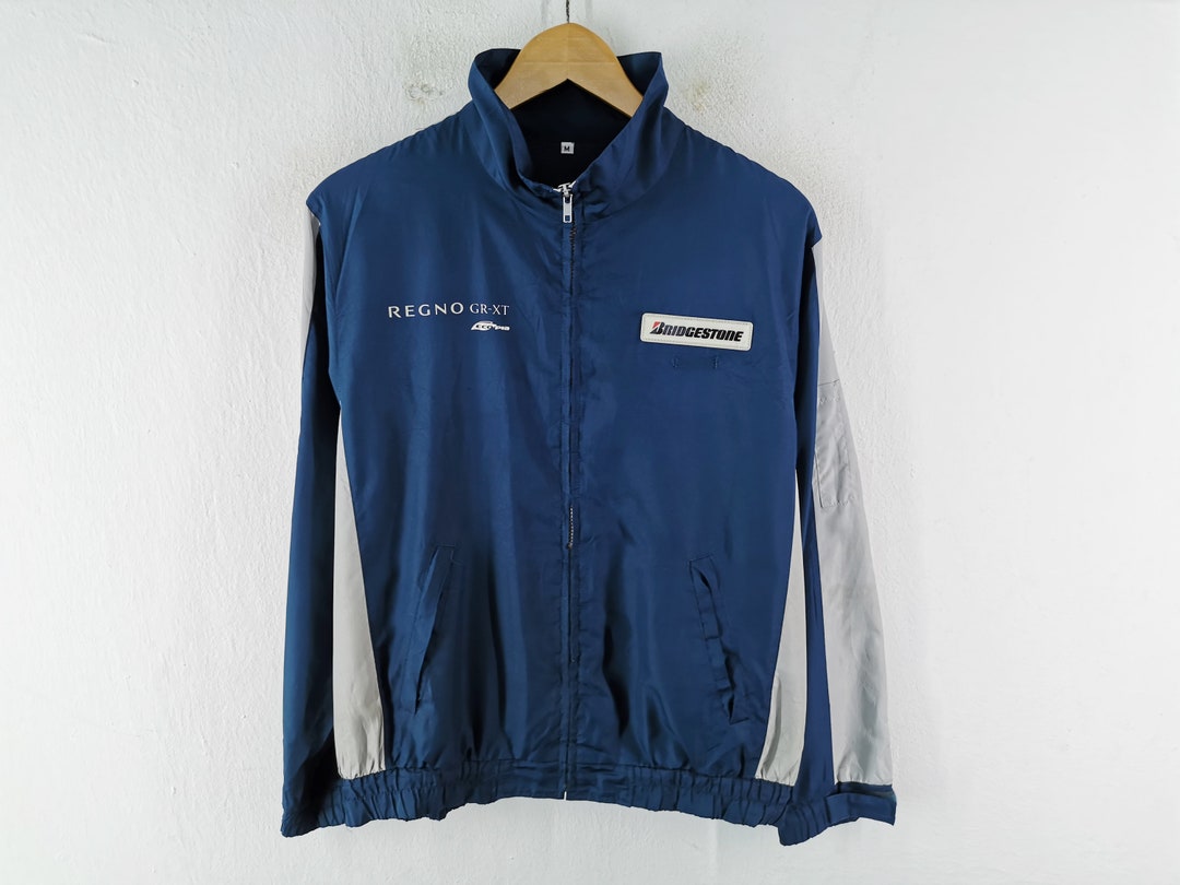 Bridgestone Distressed Jacket Vintage Bridgestone Regno Logo ...