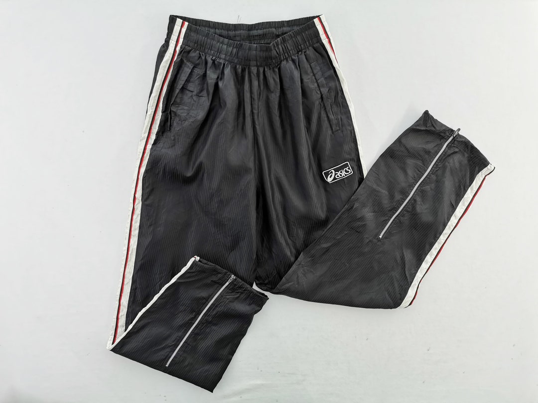Asics Pants Vintage 90s Size Jaspo L Asics Logos Track Pants Size 28 ...
