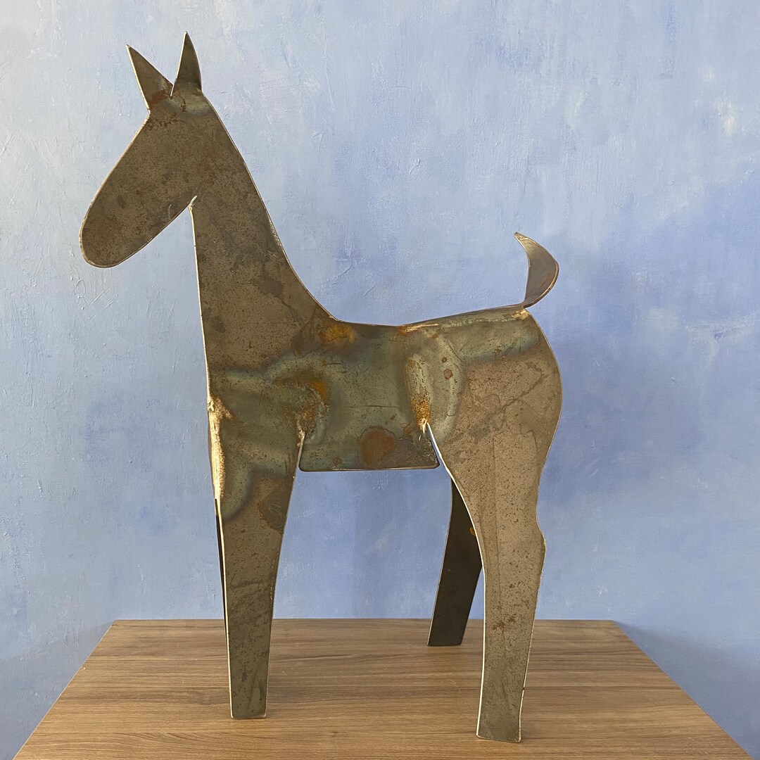 Abstract Horse Sculpture, Horse Sculpture for Home or Garden Decor 60cm ...