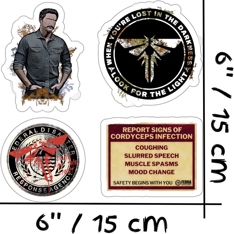 TLOU Joel the Last of Us Fireflies Symbol FEDRA Logo - Etsy Canada