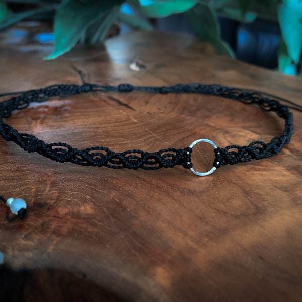 Micro Macrame Necklace - Etsy