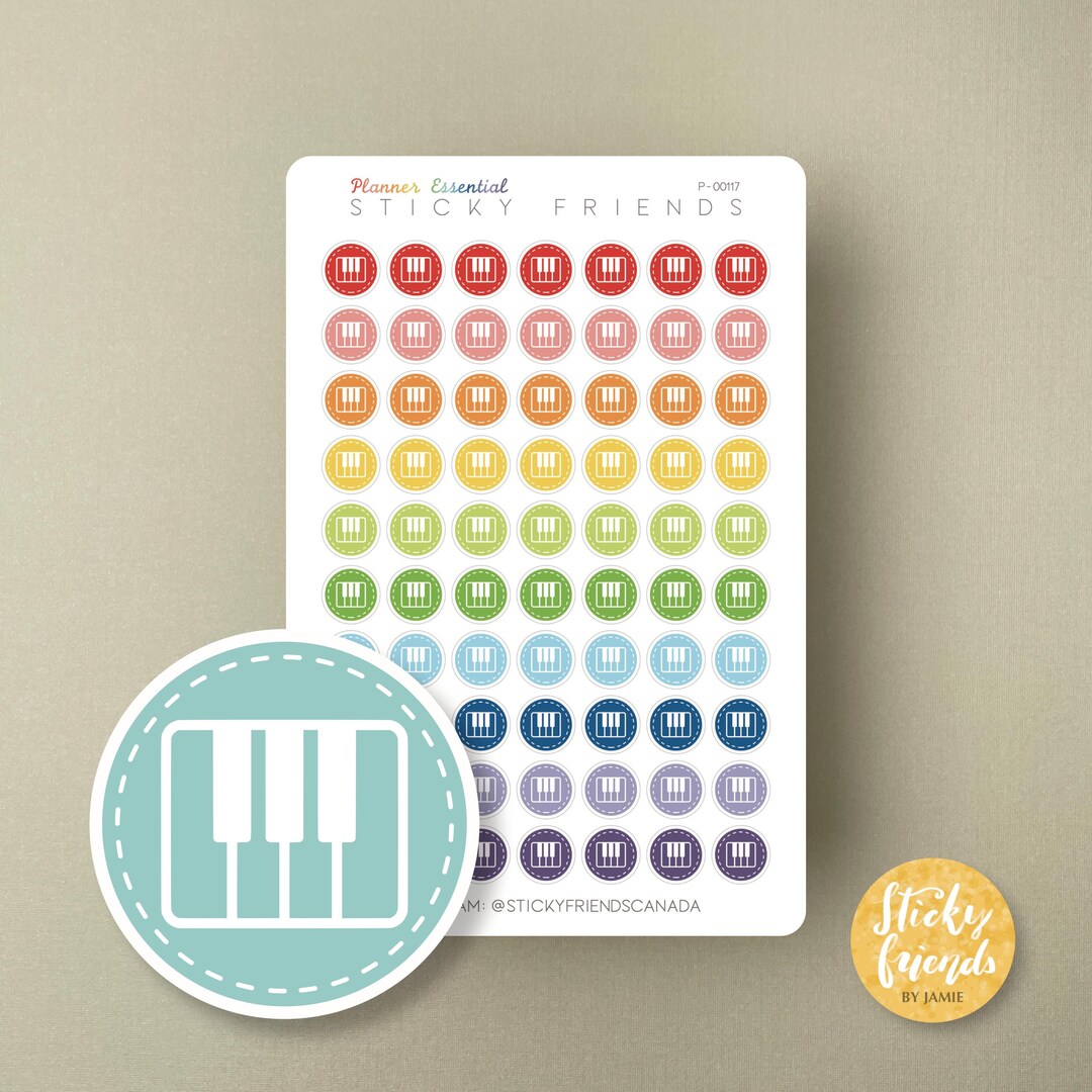 Piano | Music Lesson Instrument Keyboard Band Practice Planner Icon ...