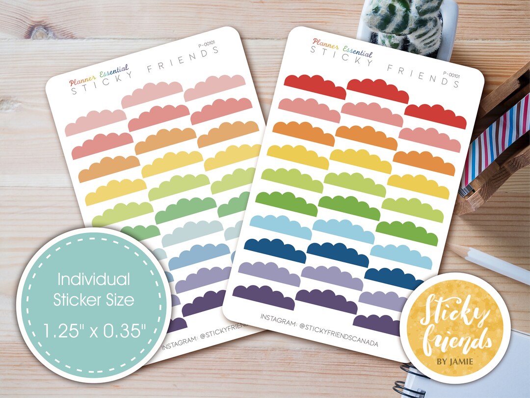 Small Scalloped Label Ruffle Label Bubble Shape Label - Etsy