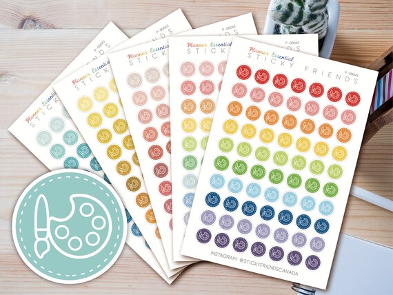 Art Class Drawing Lesson Craft Painting Bujo Sticker Sheet | Etsy