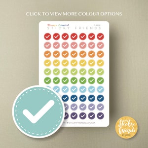 Check Mark Tick Verified Approved Completed Sticker Sheet Bullet ...