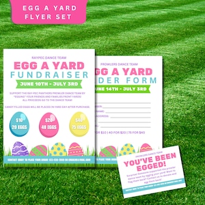 Egg My Yard Fundraiser, You’ve Been Egged, Egg Your Yard, Easter ...