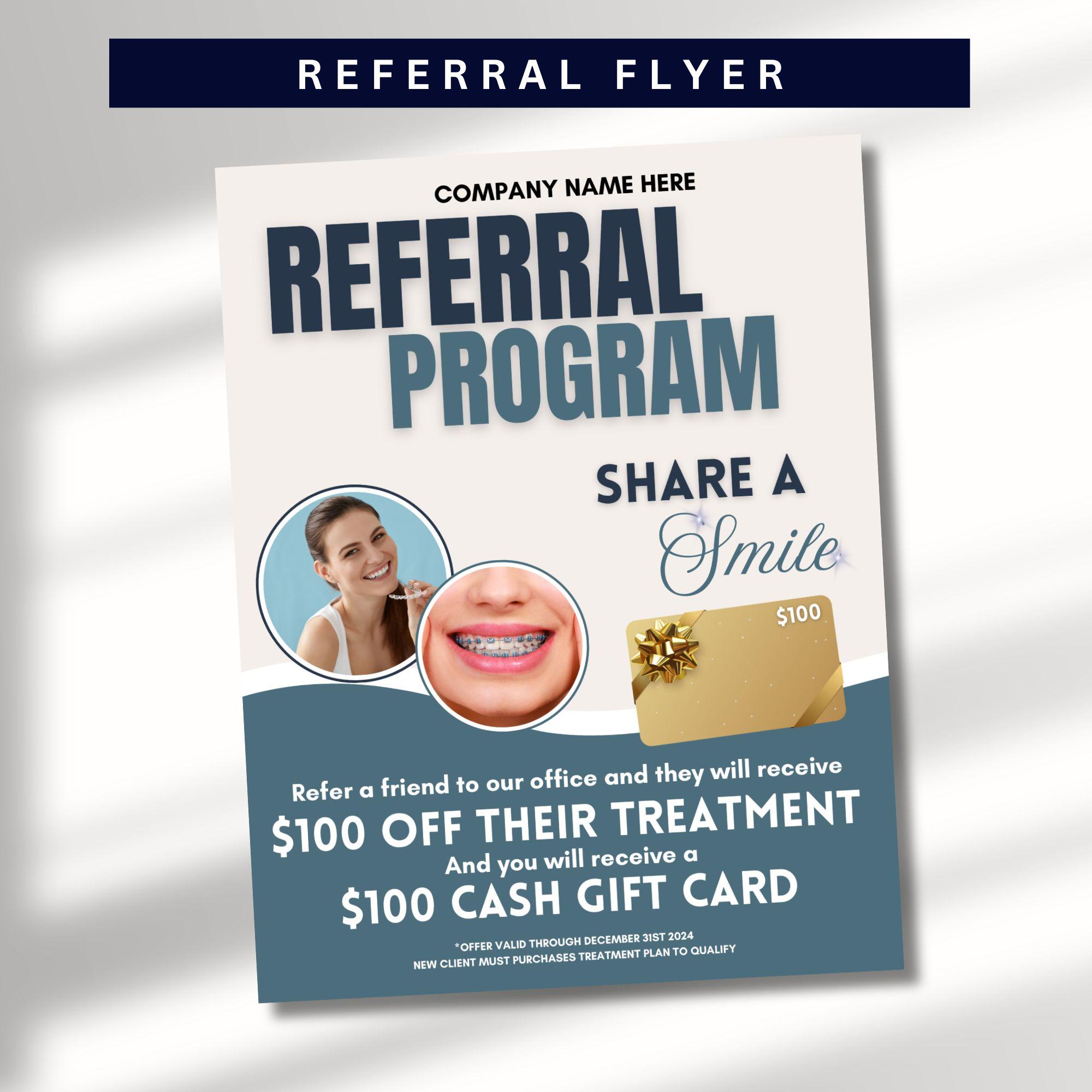 Refer A Friend Flyer Template