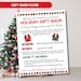 Holiday Shop Flyer, School Shopping Event Flyer, Christmas Shopping ...