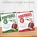 Editable Flyer, Football Flyer, Football Sign up Flyer, Canva Flyer ...