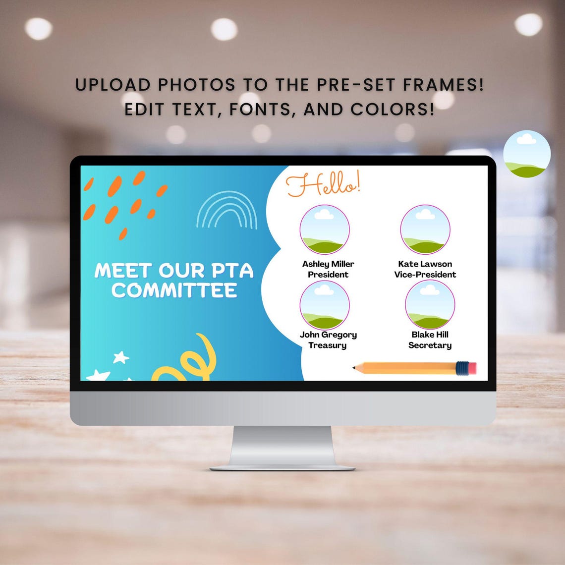 PTA Welcome Presentation Template | Editable Parent Teacher Association ...