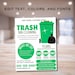 Trash Bin Cleaning Service, Dumpster Cleaning Flyer, Trash Bin Cleaning ...