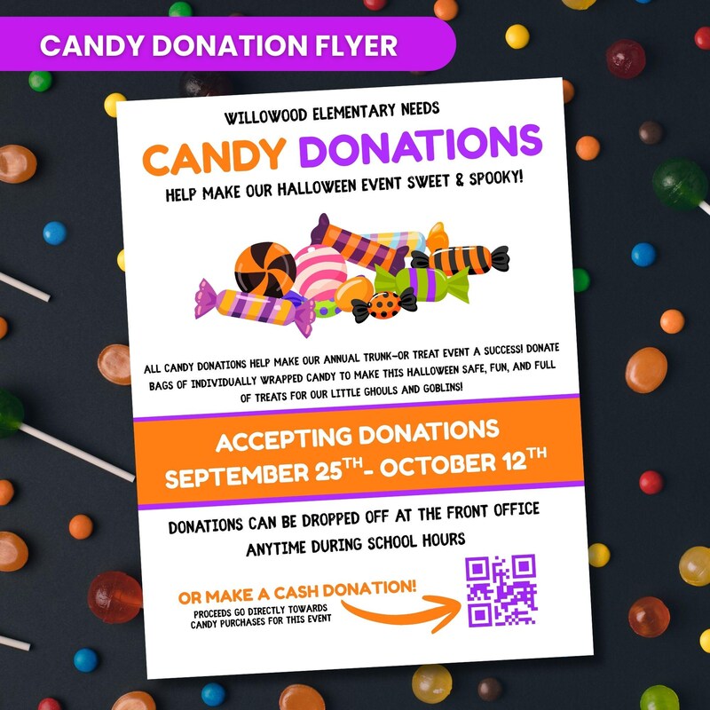 Candy Donation Sign - Etsy