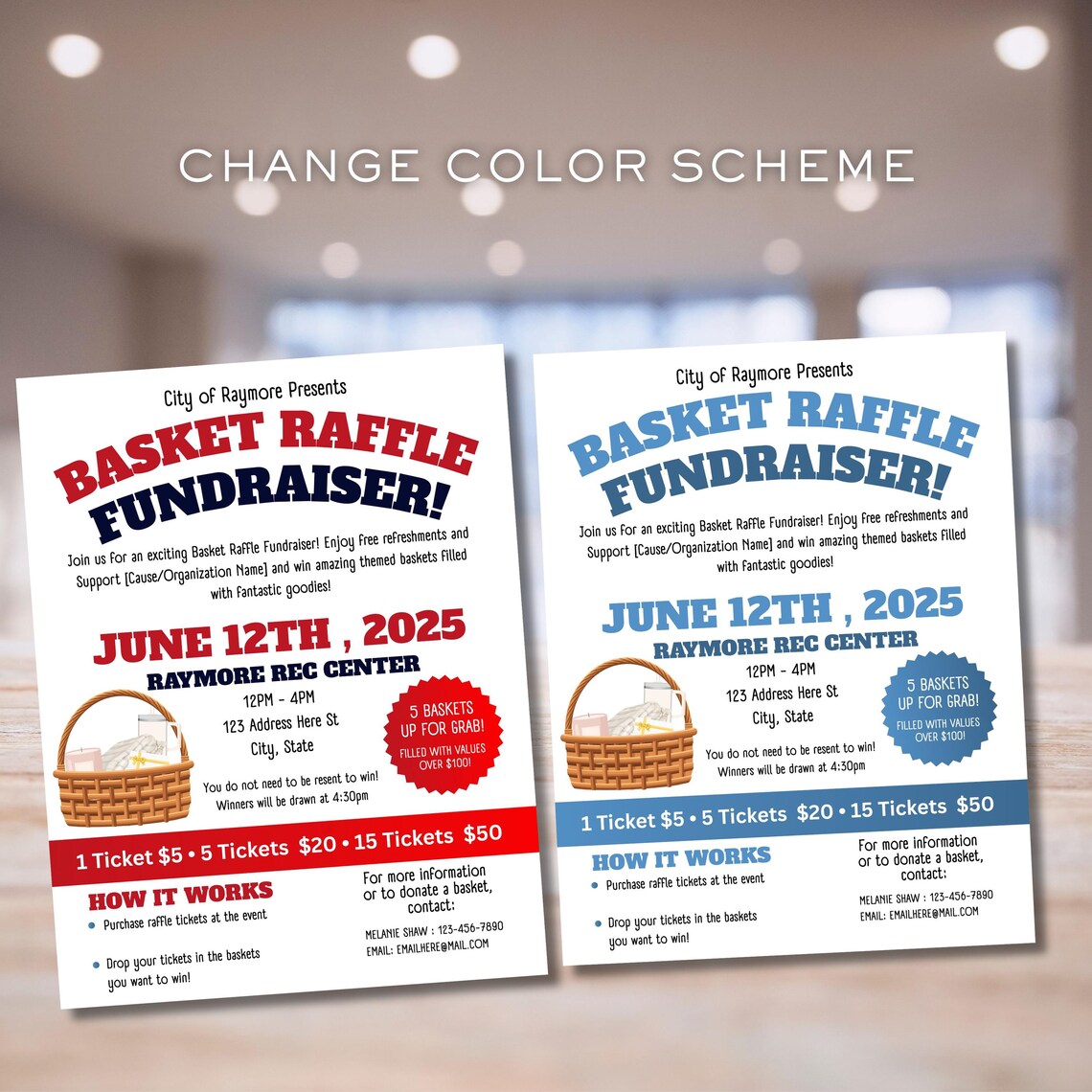 Basket Raffle Fundraiser Flyer, Raffle Event, Raffle Flyer, Fundraiser ...