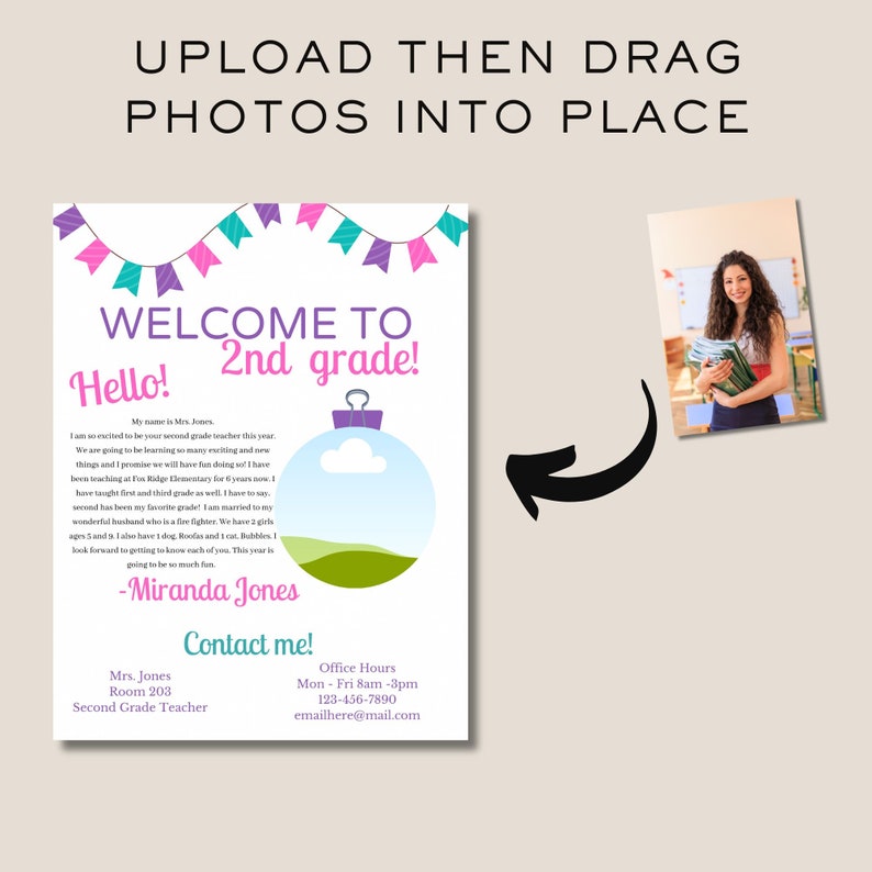 Teacher, Welcome Packet, Teacher Newsletter, Back to School Newsletter ...