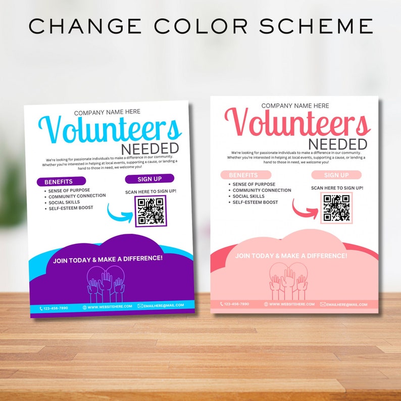 Volunteers Needed Flyer, Volunteer Flyer, Editable Flyer, Sign up Flyer ...