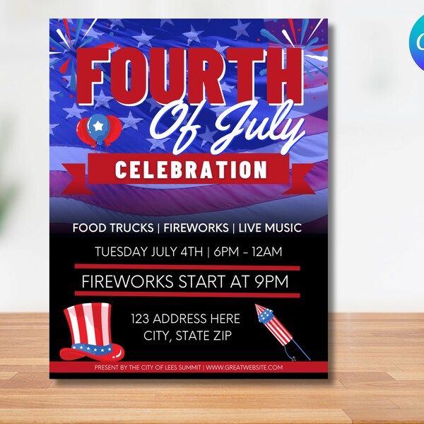 July 4th Invitations - Etsy